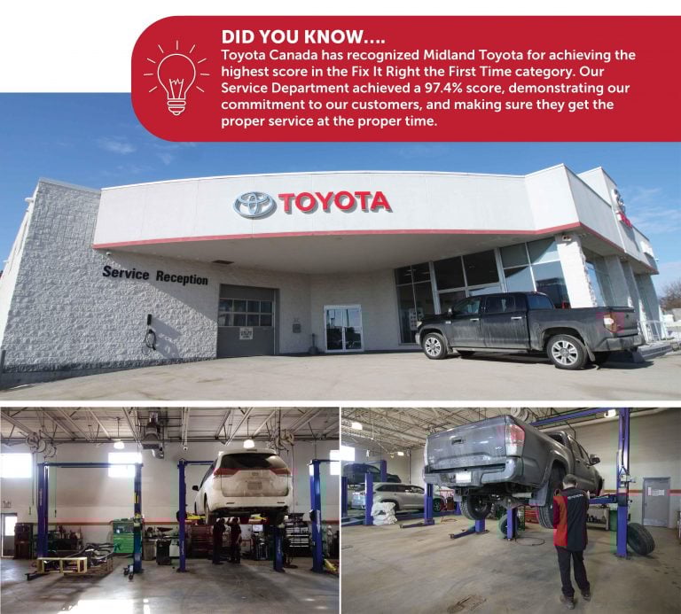 Toyota Service & Maintenance Department | Midland Toyota