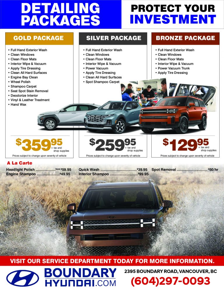Detail Packages | Boundary Hyundai